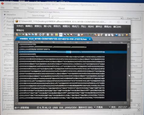 Tms320f280025c Issue Of Programming F280025c With C2000 Gang C2000 Microcontrollers Forum