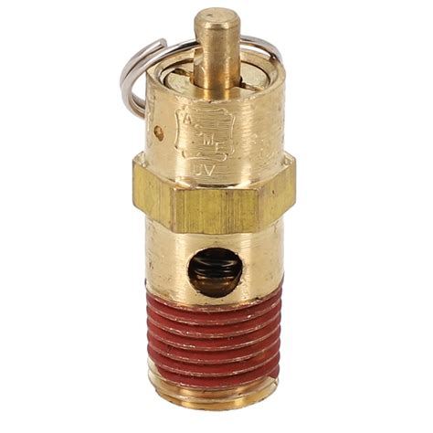 1pc 14 Male Npt Safety Valve 150165psi Air Compressor Safety Relief