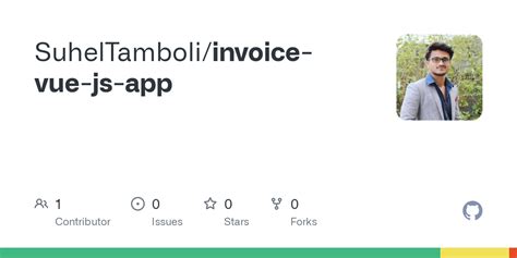Github Suheltamboliinvoice Vue Js App