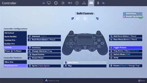 Controller Custom Binds Isnt Really Custom Binds When You Switch From Combat To Construct Some