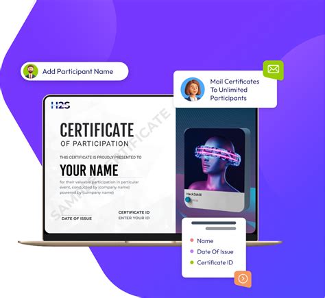 Certificate Generator Hack2skill