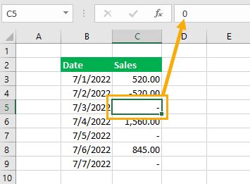 8 Ways To Show Zero As Dash In Excel How To Excel
