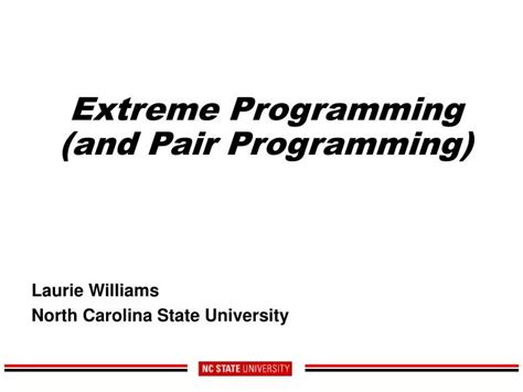 Ppt Extreme Programming And Pair Programming Powerpoint