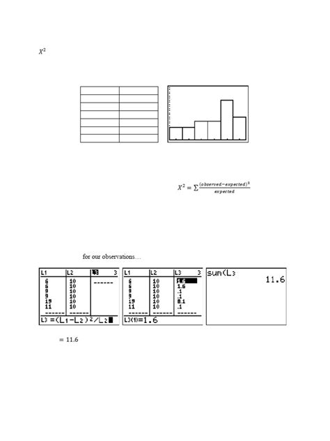 Chi Squared Gof Pdf Chi Squared Test Statistics