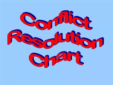 PPT Conflict Resolution Chart PowerPoint Presentation Free Download ID 3883871