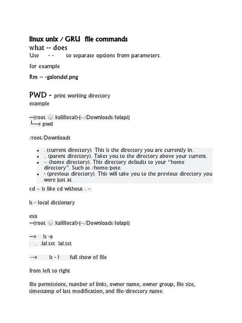 Guide To Common Linux File System Commands And User Management Tools Pdf