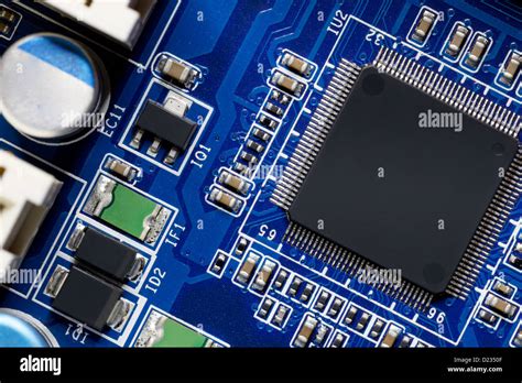 Microchip On PCB Printed Circuit Board Stock Photo Alamy