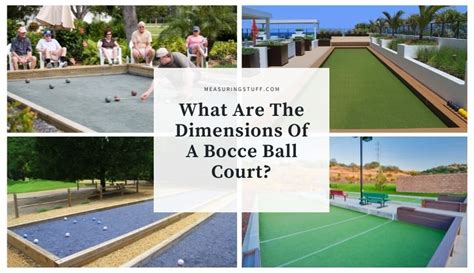 Perfect Backyard Bocce Ball Court Dimensions For Fun And Play