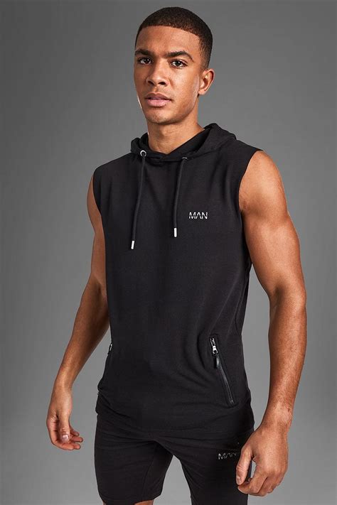 Mens Sleeveless Gym Hoodie On Sale