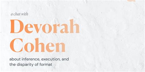 Devorah Cohen Circle Magazine Inference Execution And The Disparity Of Format