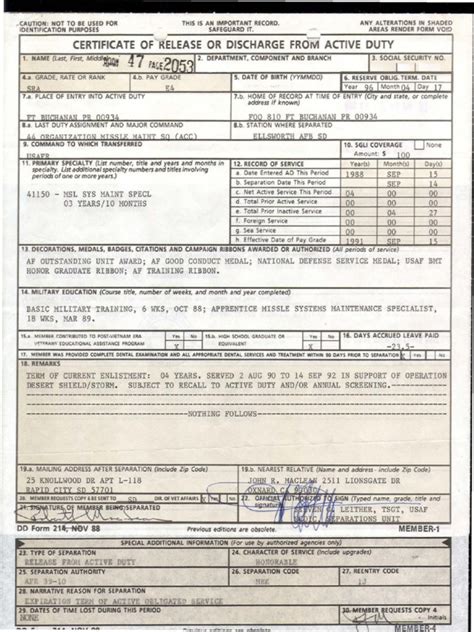 Hansou Military Discharge Dd Form 214 Pdf Pdf