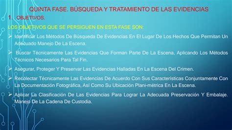 SOLUTION Criminalistica Y Ciencas Forenses 5 Quinta Fase B Squeda Y Tratamiento De Las
