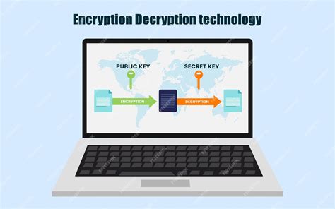 Premium Vector Encryption Decryption Technology Data Security Vector Design