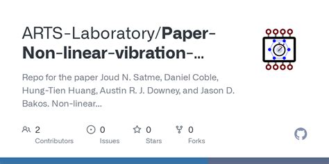 Github Arts Laboratorypaper Non Linear Vibration Signal Compensation