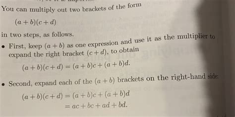 Expanding Algebra Flashcards Quizlet
