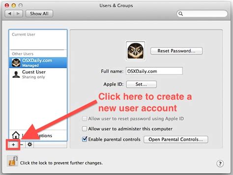 How To Create A New User Account On Mac Os X