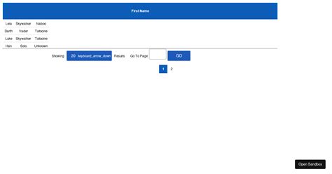 Mui Row Select Table Examples Codesandbox