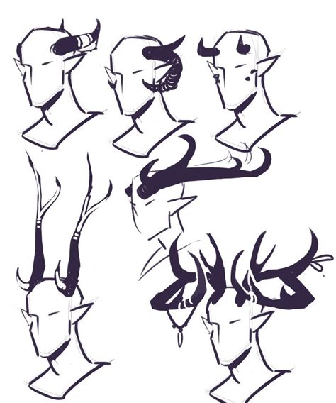 Devil Horns Drawing Reference
