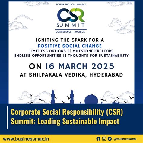 Corporate Social Responsibility Csr Summit Leading Sustainable Impact