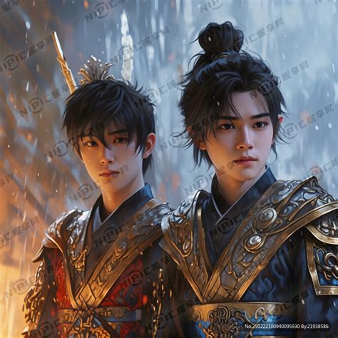 Ai创作图敖丙敖润 昵图网