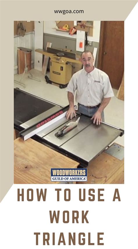 Woodworking Technique Using A Work Triangle Woodworking Techniques Woodworking Shop Woodworking
