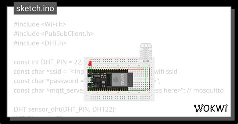 Sbm Sensor Dht Mqtt Integration Wokwi Esp32 Stm32 Arduino Simulator