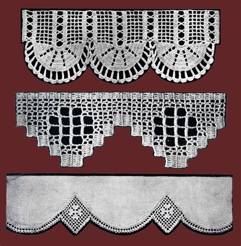 Barrados De CrochÊ 8e8 In 2024 Crochet Lace Edging Vintage Patterns