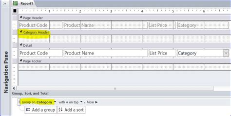 How To Add Group Headerfooter In Report