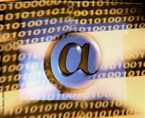 Symbol On Binary Code Stock Photo Adobe Stock