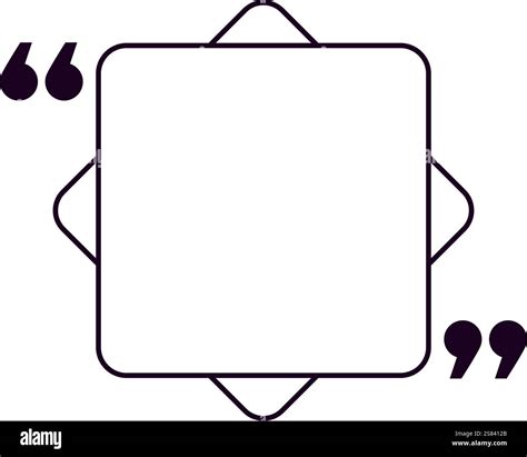 Featuring A Stylish Quote Frame With Quotation Marks Creating A Modern
