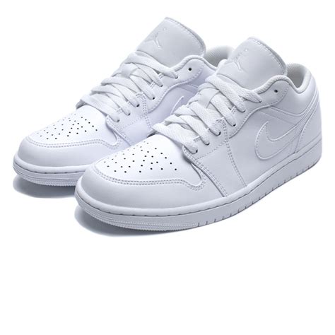 Air Jordan 1 Low Triple White And Sneakerbox