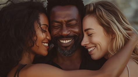 Free Photo Photorealistic Scene Of Non Monogamous Relationship