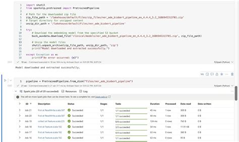 Using John Snow Labs Medical Large Language Models On Azure Fabric