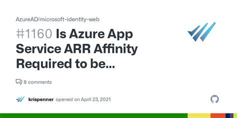 Is Azure App Service Arr Affinity Required To Be Enabled · Issue 1160 · Azureadmicrosoft