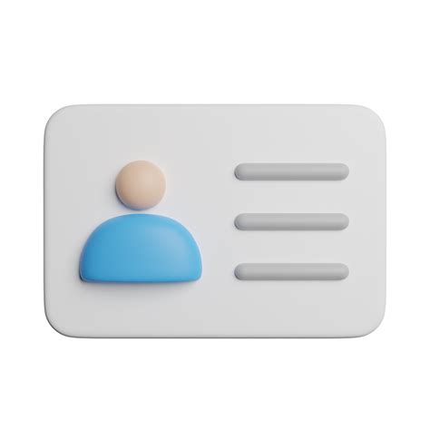 Id Card Identity 24348490 Png