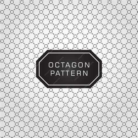 Octagon Pattern Premium Vector