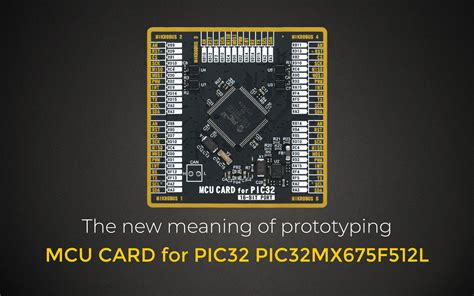 Mcu Card For Pic32 Pic32mx675f512l