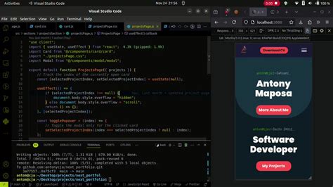 antony maposa on linkedin portfoliorevamp nextjs webdevelopment codejourney frontendlife…