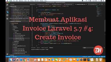 Membuat Aplikasi Invoice Laravel 57 4 Create Invoice Daeng Web