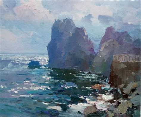 Картина Скала. Размеры: 60x50, Год: 2017, Цена: 60000 рублей Художник ...