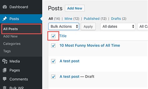 How To Bulk Delete Wordpress Posts 2 Easy Solutions