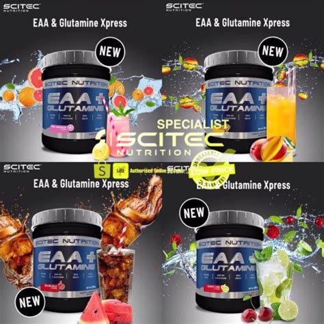 (NEW‼️) Scitec Nutrition EAA + Glutamine Amino Acids (300g) | Shopee ...