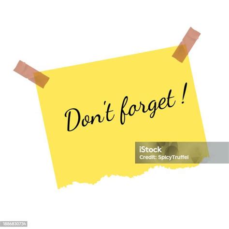 스티커 메모 점착 테이프에 대한 사실적인 알림 찢어진 노트북 시트 모서리가 접힌 구겨진 메모지에 메모 쓰기 글자를 잊지 마세요 격리된 벡터 메모리 용지 페이지 0명에 대한