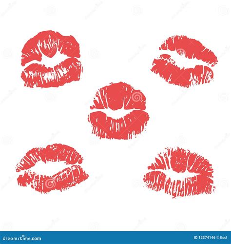 Kiss Mark Drawing