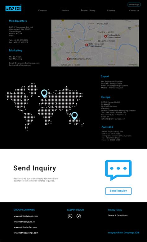 Uiux Design For A Coupling Manufacturer On Behance