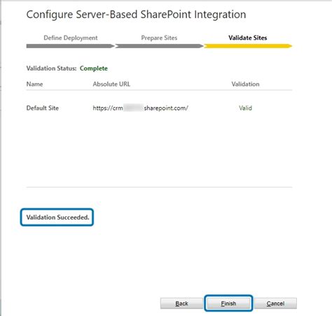 how to enable sharepoint integration in dynamics 365