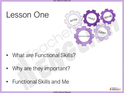 Functional Skills English Entry Level Teaching Resources Unit Of Work