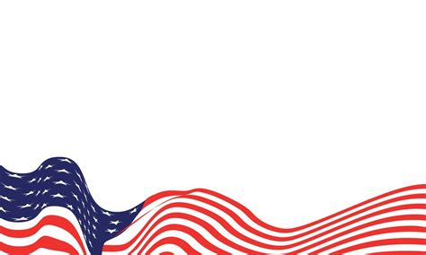 Usa Flag Outline Vector Art Icons And Graphics For Free Download