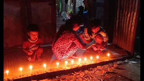 သီတင်းကျွတ် မီးထွန်းပွဲတော်မြင်ကွင်း ဓာတ်ပုံ