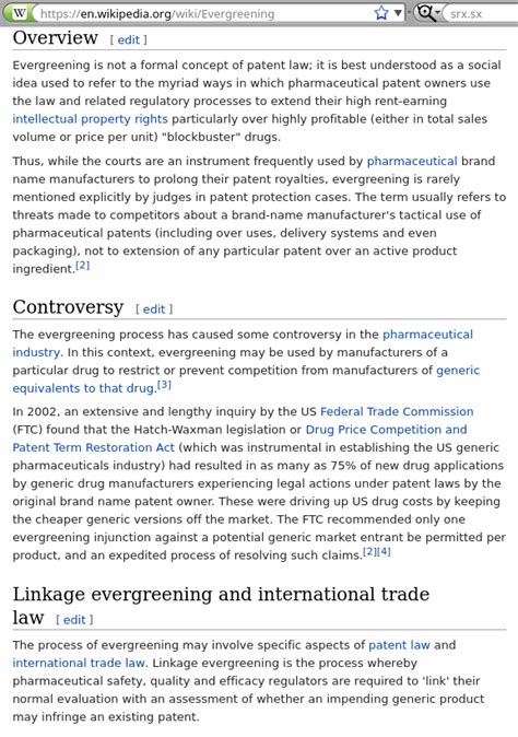 Patent Evergreening Kills